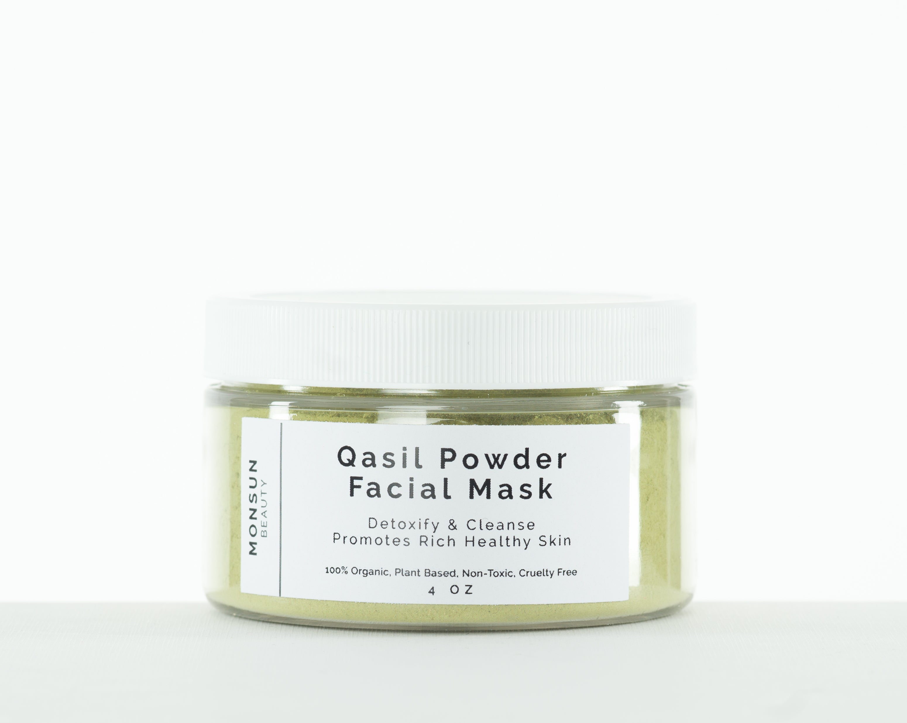 Qasil Facial Mask Powder Organic Mini Jar (4oz) – Monsun Beauty